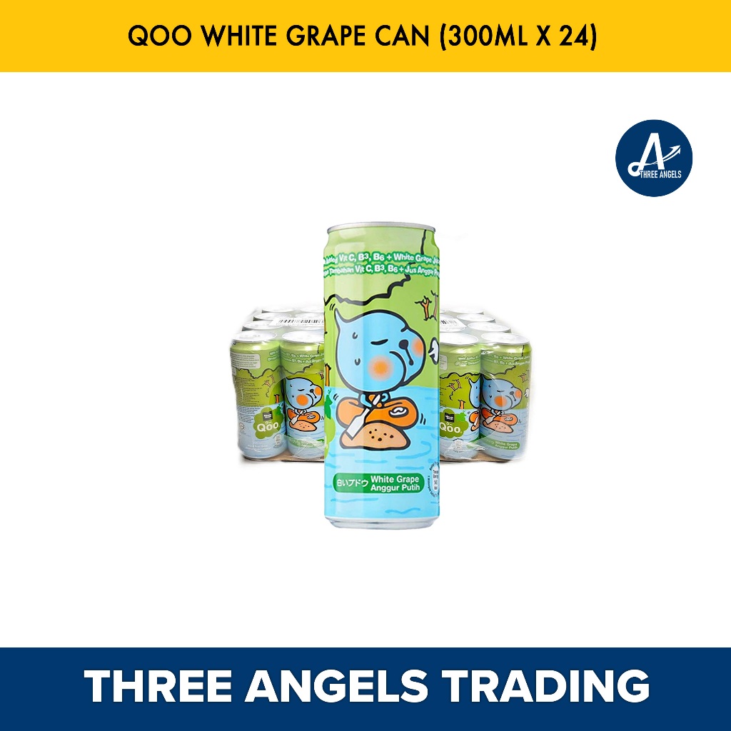 Qoo White Grape Can (300ml x 24) | Shopee Singapore