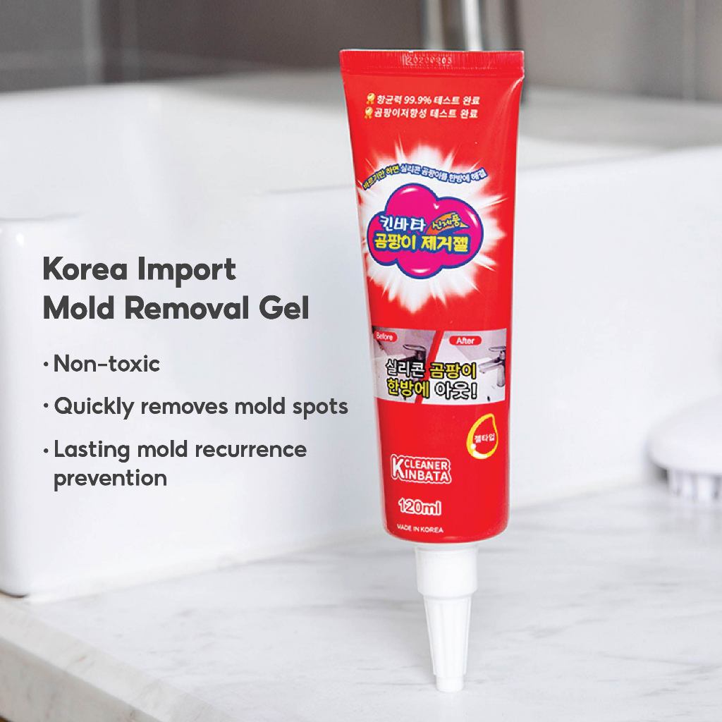 120g Korea Kinbata Mold Removal Gel Mould Cleaner Mould Stain Removal ...