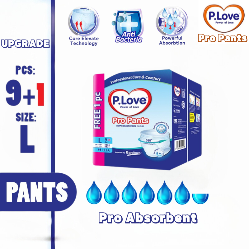 P.Love Diapers Pants Pro- L9+1/M10 / XL8 (1 Pack) | Shopee Singapore