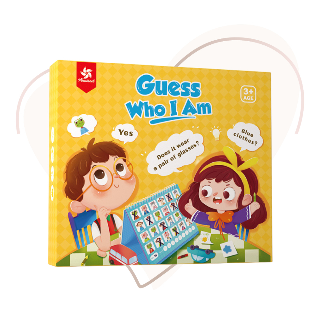 Guess Who I Am Board Game Interactive Toddlers Kids Montessori Early ...