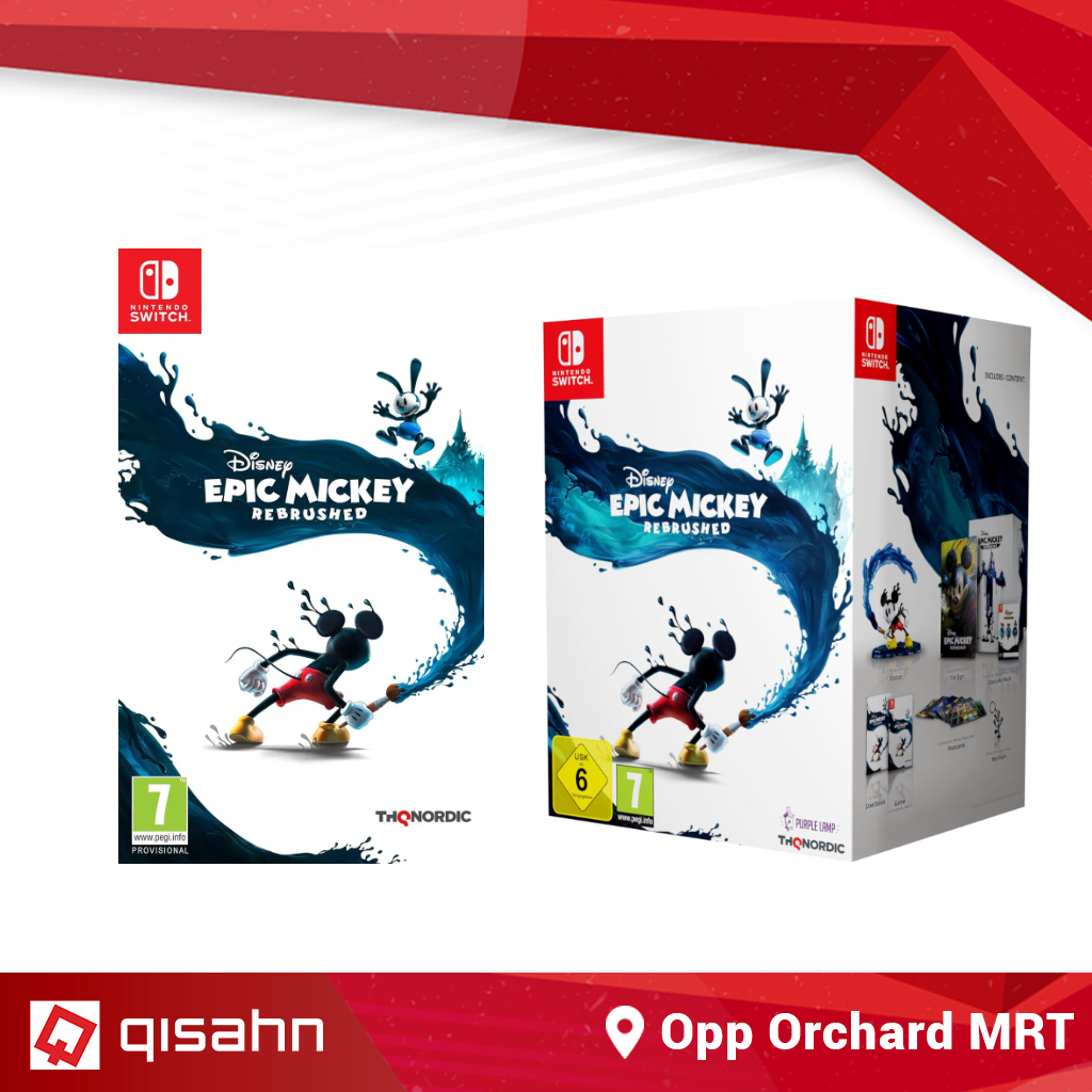 Disney Epic Mickey Rebrushed - Nintendo Switch | Shopee Singapore
