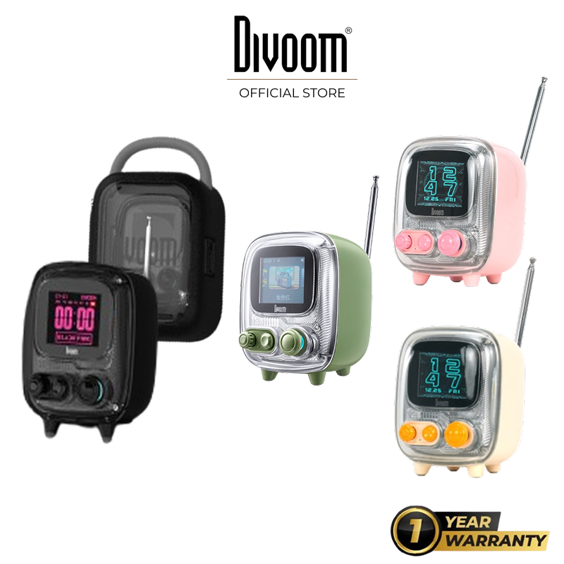 Divoom Tiivoo 2 Pixel Bluetooth Speaker – Pixel Photo Album, Lyrics Display, & App‑Controlled ...