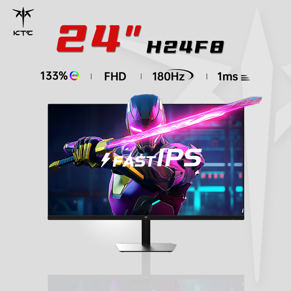KTC H24F8 24"1920×1080 180Hz 1ms Fast IPS FHD Gaming Monitor With |Adaptive-Sync|Low Blue Light ...