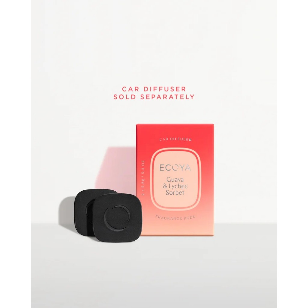 ECOYA Guava & Lychee Sorbet Car Diffuser Fragrance Pods Refill | Shopee ...