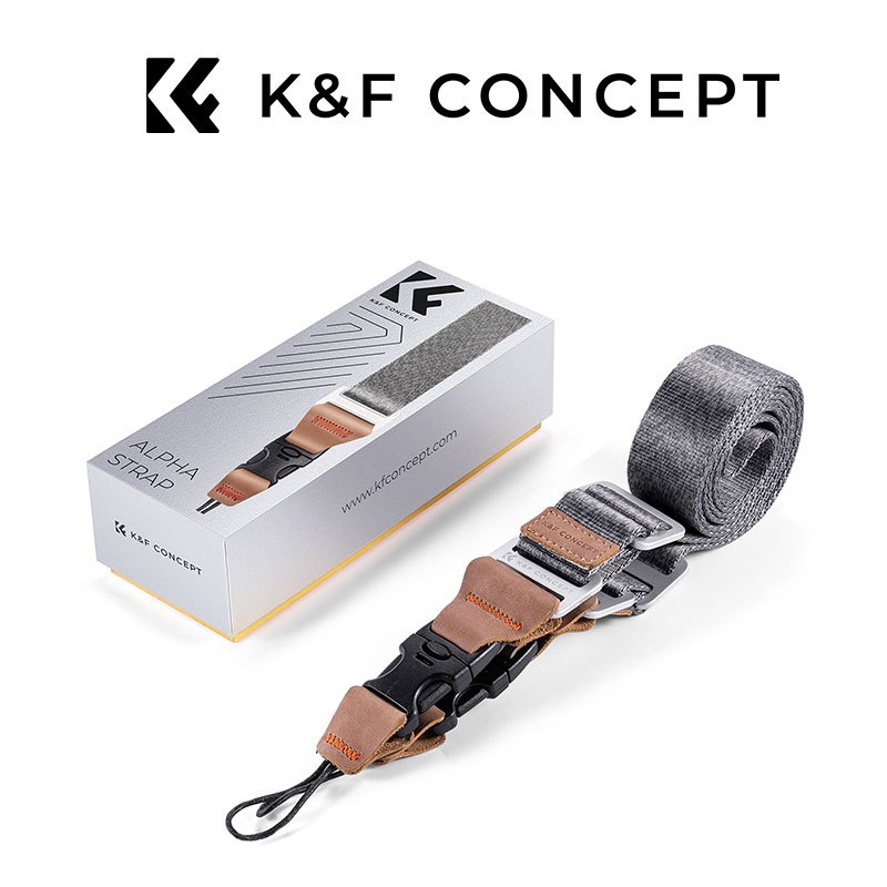 K&F Concept Camera Shoulder/Neck/Sling Strap 3-in-1 Alloy Square Buckle ...