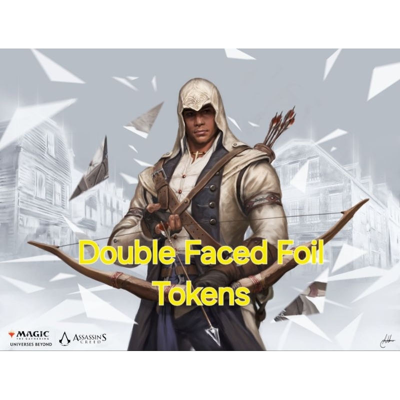 MTG Assassin's Creed - Double Faced Foil Token | Shopee Singapore