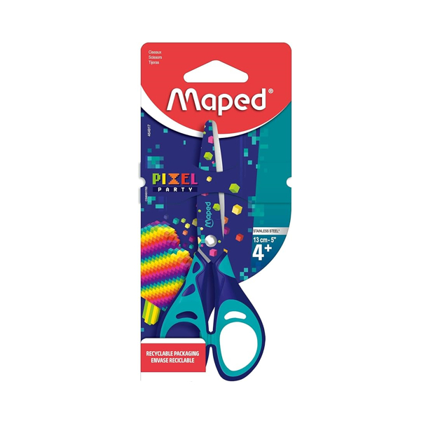 Maped Right Hand Scissors 13cm (Pixel Party Edition) | Shopee Singapore