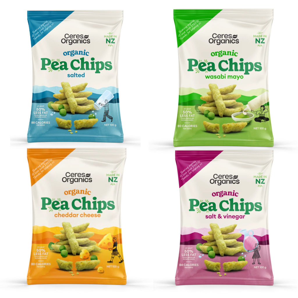 [ Mix & Match ] Ceres Organics Pea Chips 100g - by Optimo Foods ...