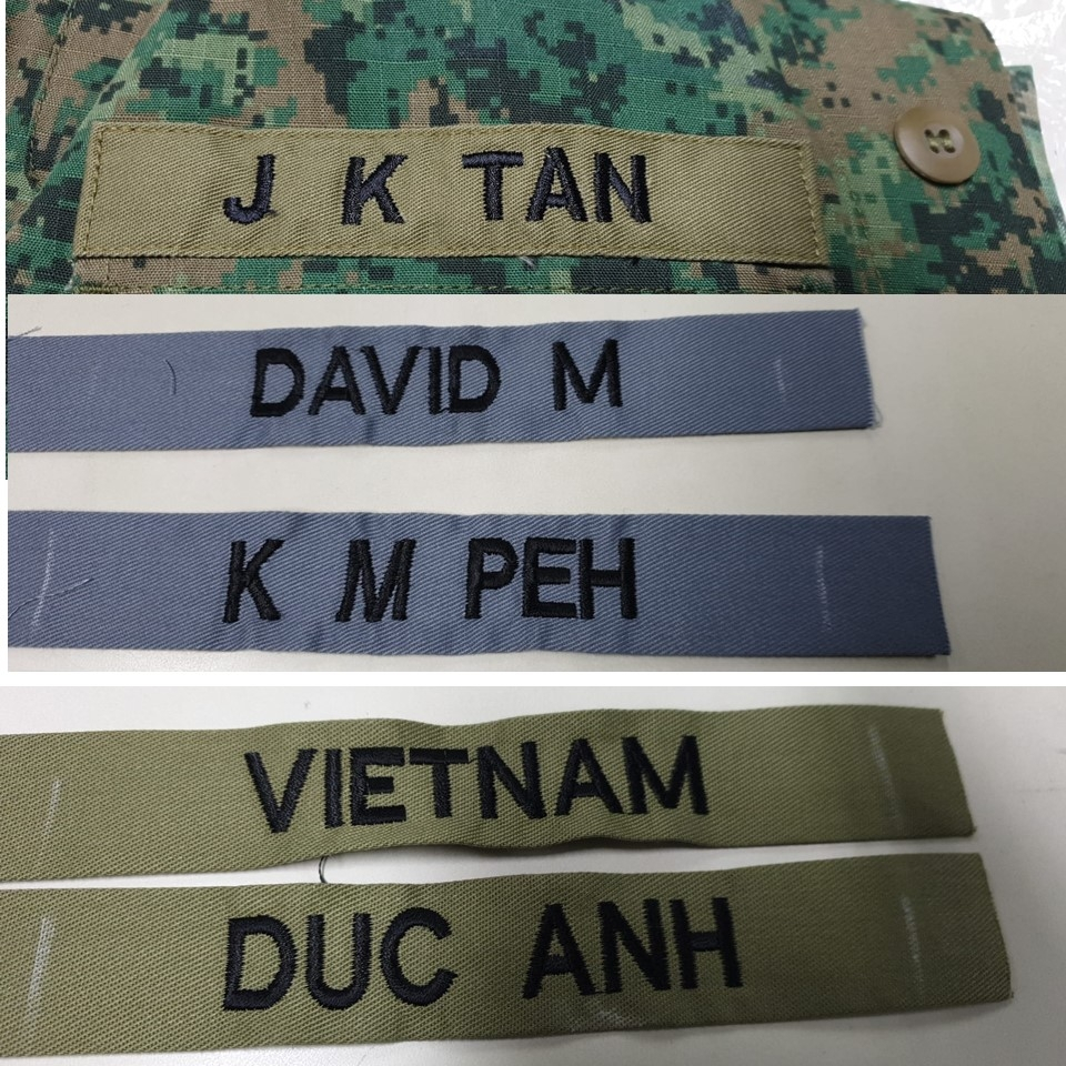 Customizable No.4 Uniform Name Tag | Shopee Singapore