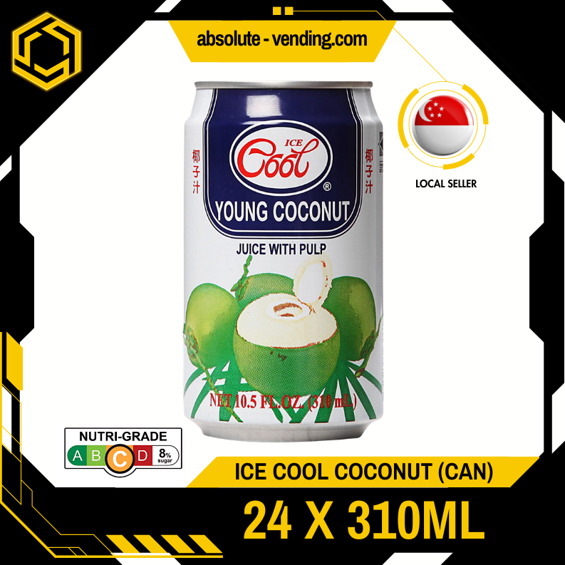 ICE COOL Coconut 310ML X 24 (CAN) | Shopee Singapore