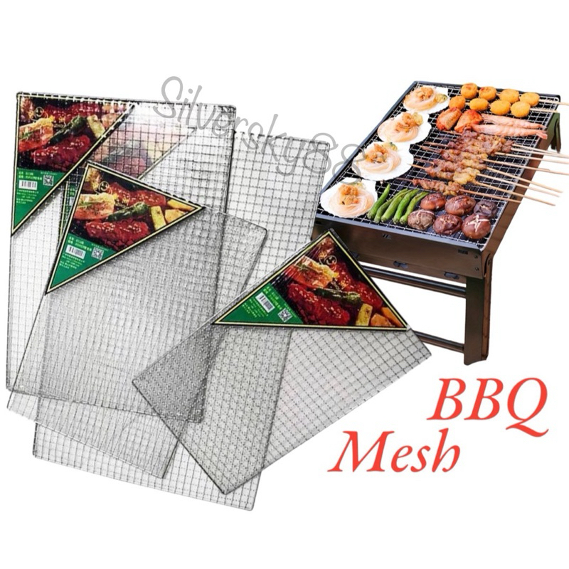 Fast Delivery BBQ mesh Barbecue Grill Wire Net SG ready stock | Shopee ...