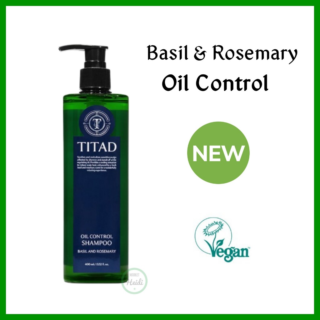 KOREA 🇰🇷 TITAD Oil Control Shampoo For Oil Scalps Anti-Hair Loss ...