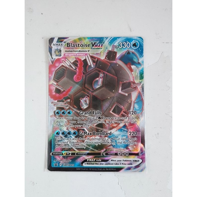 Pokemon swsh103 blastoise vmax promo card | Shopee Singapore
