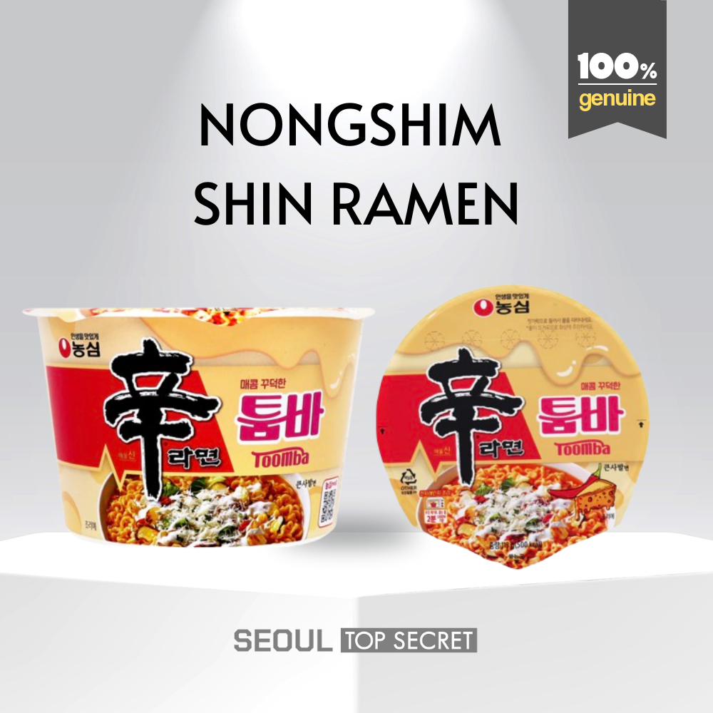 [NONGSHIM] NEW Shin Ramen TOOMBA Cup Noodle Big Ramyun 113g | Shopee ...