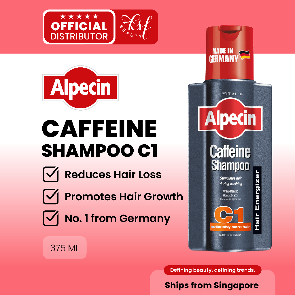 Alpecin Caffeine Shampoo C1, 375ml (Dr. Kurt Wolff) | Shopee Singapore