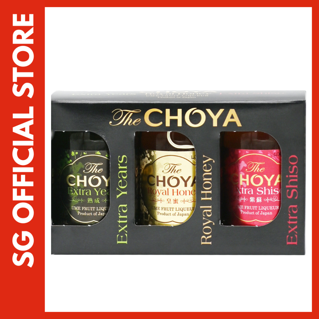 [SG Official Product] THE CHOYA EXTRA SERIES SET (3 X 50ML) -Japanese Umeshu | Shopee Singapore
