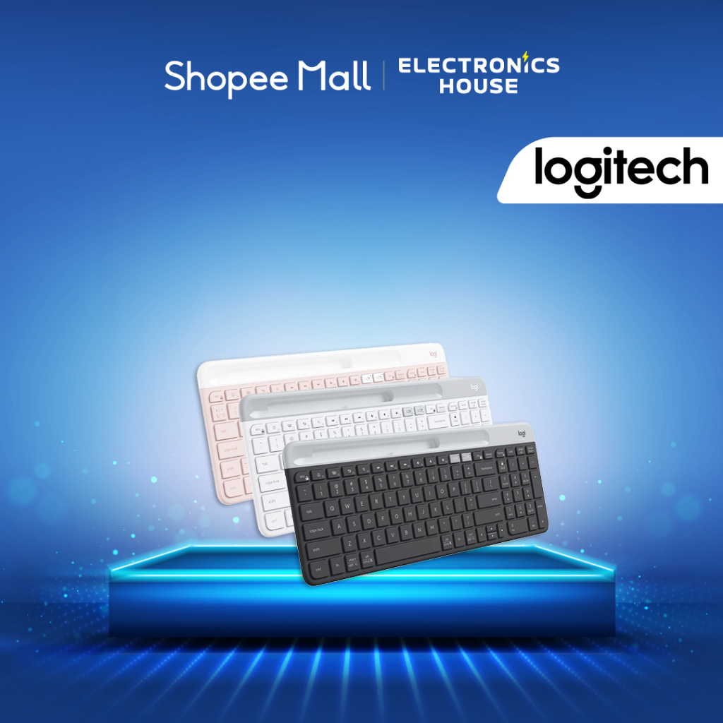 Logitech K580 Multi-Device Bluetooth Wireless Slient Keyboard with ...