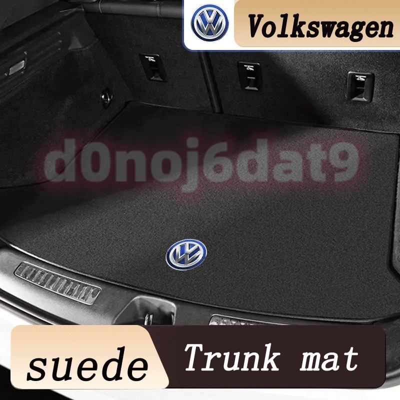 Volkswagen suede Car Trunk Mat Trunk Boot Mat Cargo Liners anti slip ...