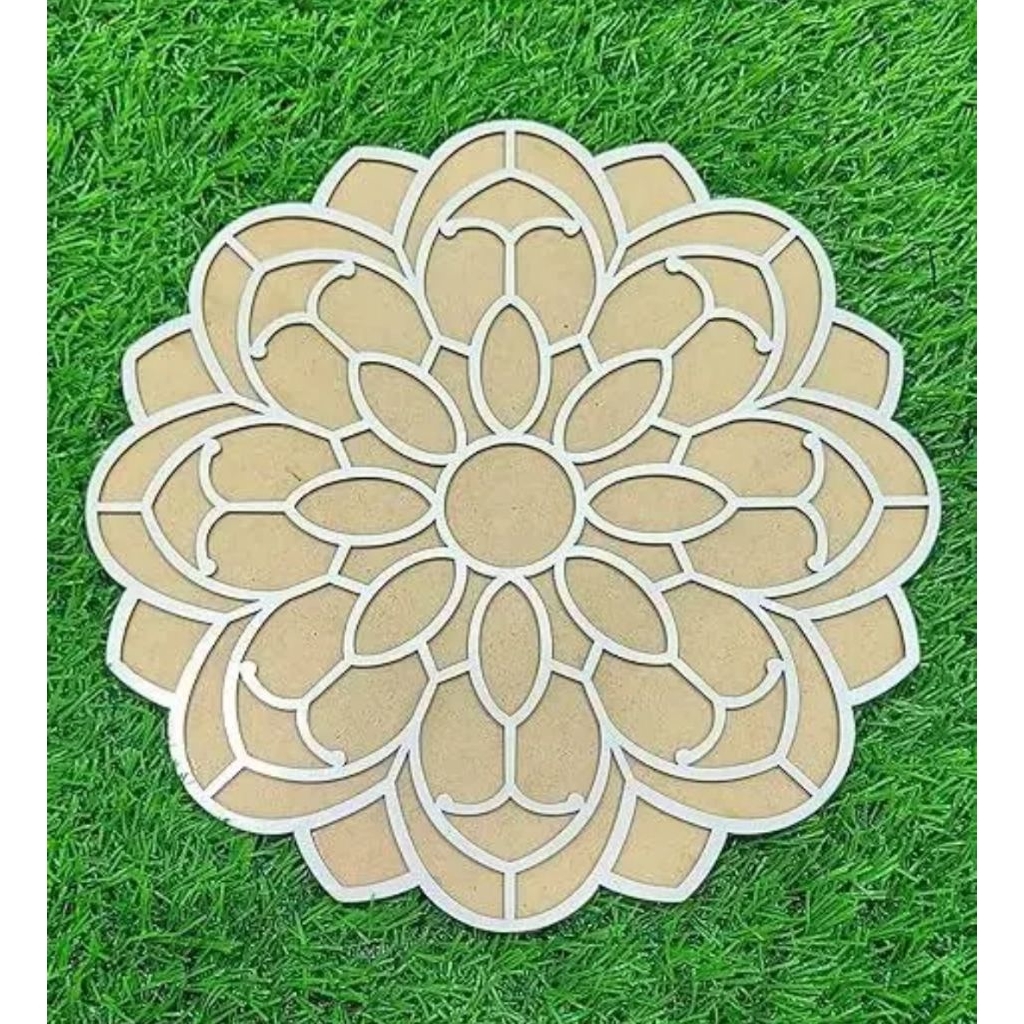 SG Local Seller DIY MDF Rangoli Board, Reusable Rangoli mat, Kolam ...