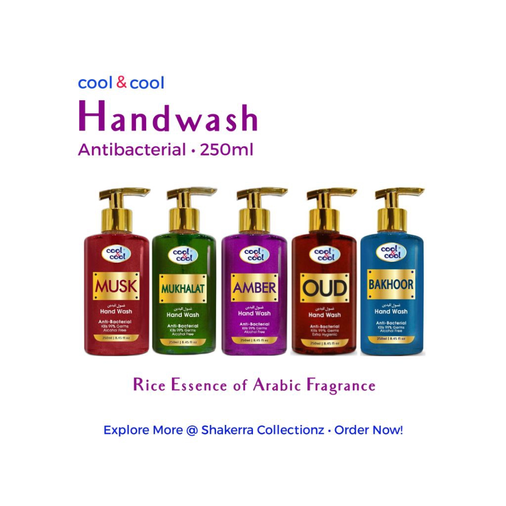 Anti-Bacterial Hand Wash Collection 250ml by Cool & Cool | Shopee Singapore