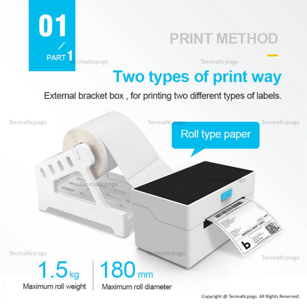 [LOCAL SG]: A6 Air Waybill Thermal Printer (AWB) | Bluetooth & USB ...