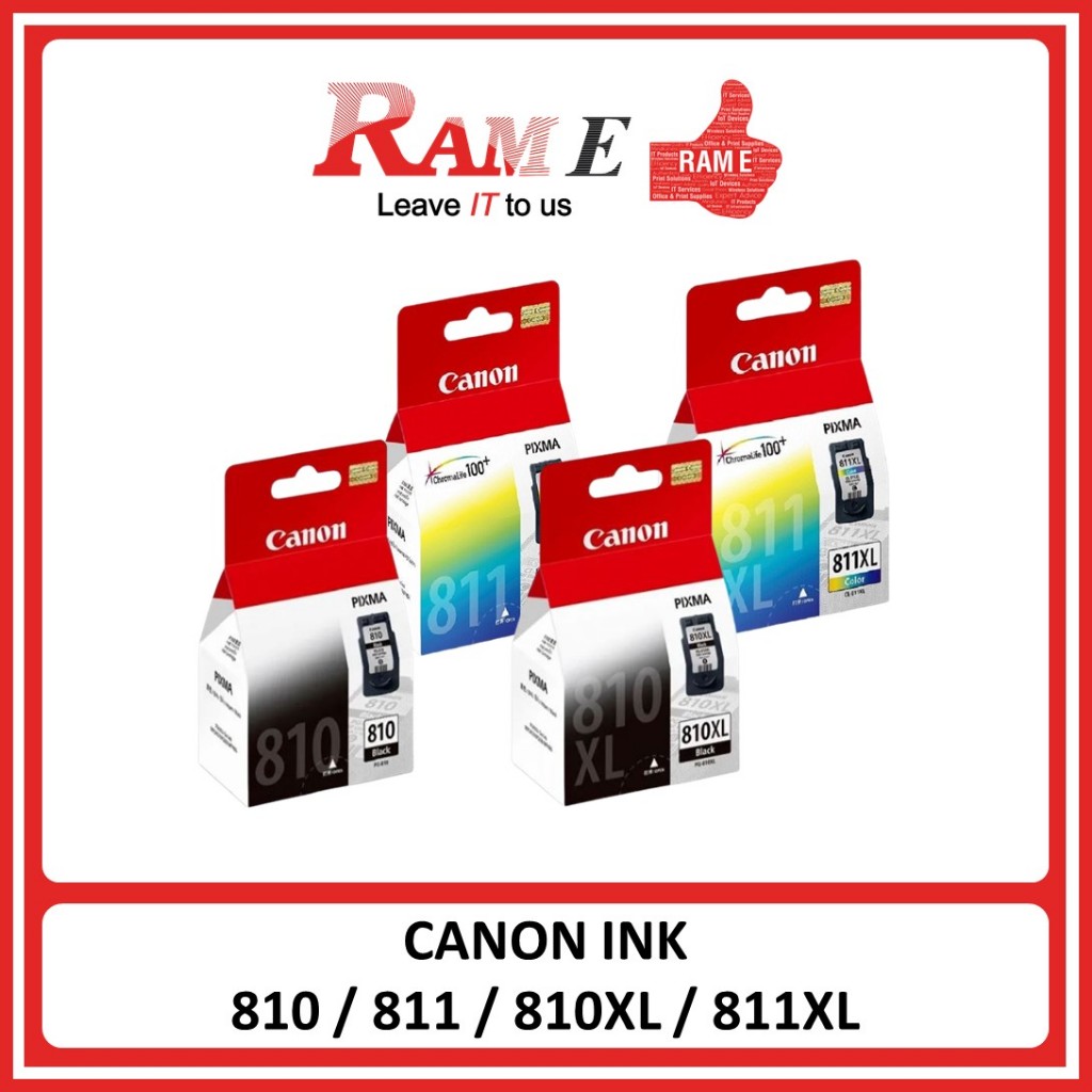 [ORIGINAL] Canon PG-810 810 / PG-810XL 810XL / CL-811 811 / CL-811XL ...