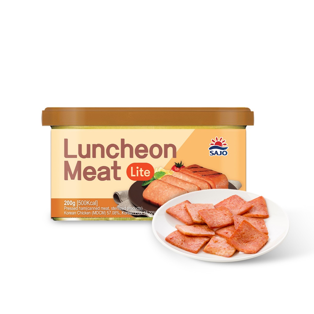 [SAJO] Korean Luncheon Meat Lite - 200g | Shopee Singapore