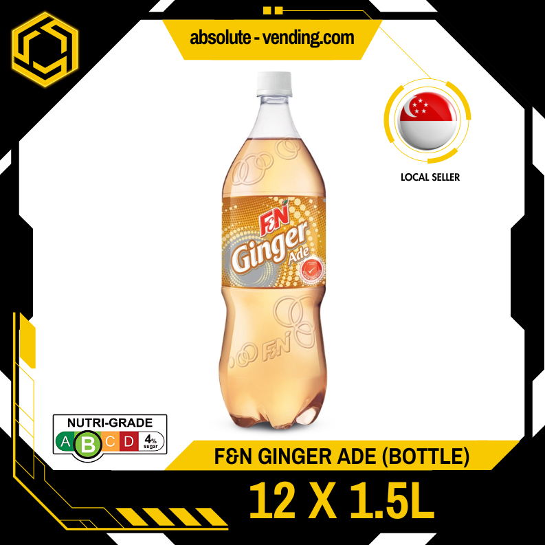 F&N Ginger Ade 1.5L X 12 (BOTTLE) | Shopee Singapore