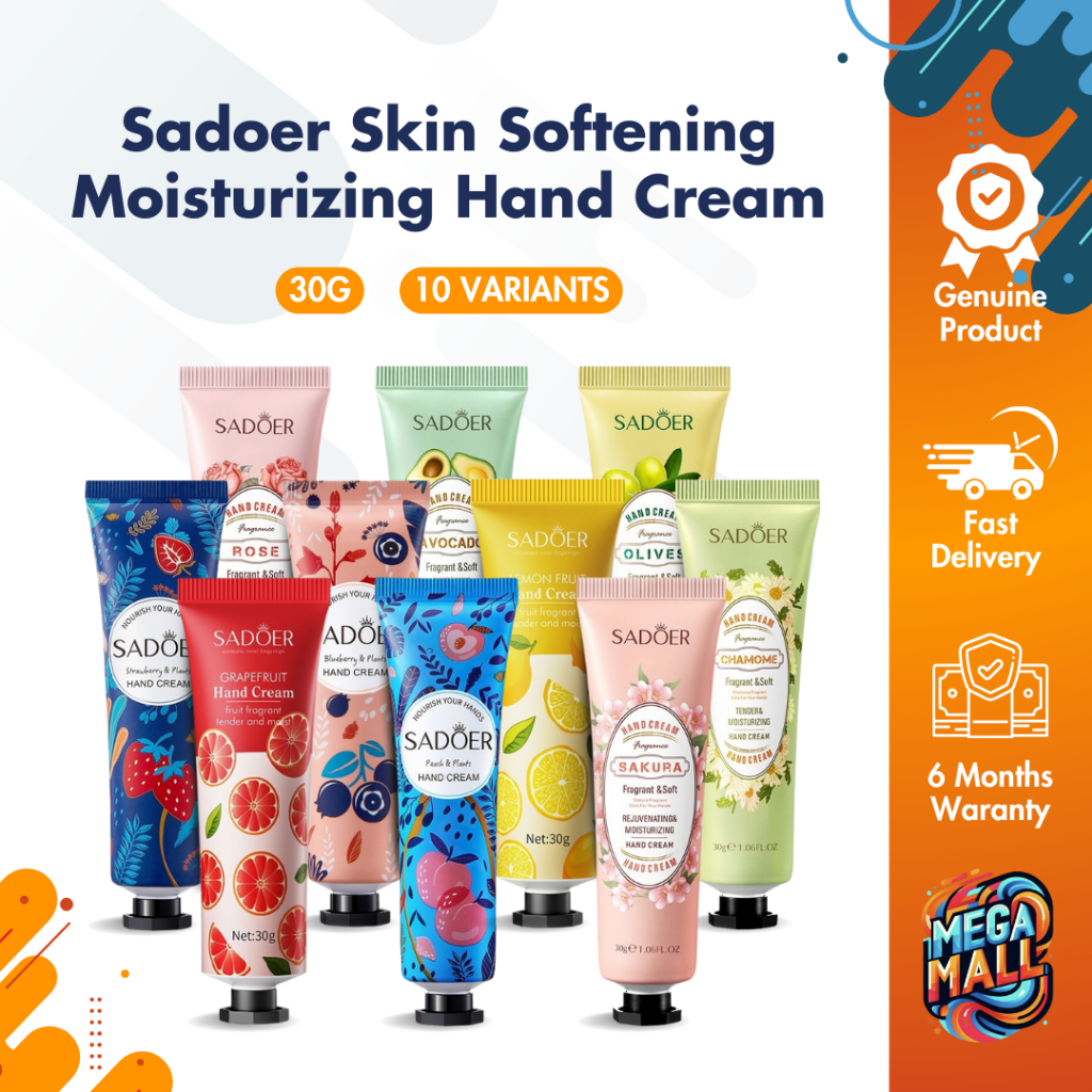 Sadoer Skin Softening Moisturizing Hand Cream 30g for All-Day Comfort | Shopee Singapore