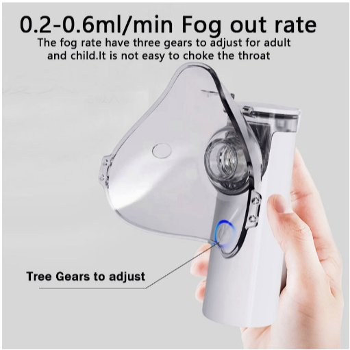 Portable Mute Asthma Inhaler Handheld Ultrasonic Atomizer Type C ...