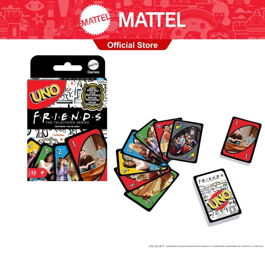 UNO Friends Card Game For Family, Adult & Party Nights, Collectible ...