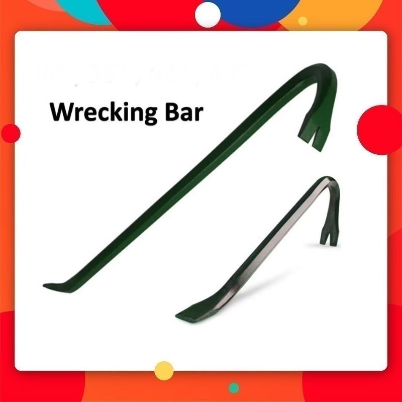 Heavy Duty Crow Bar Claw Bar Wrecking Bar | Shopee Singapore