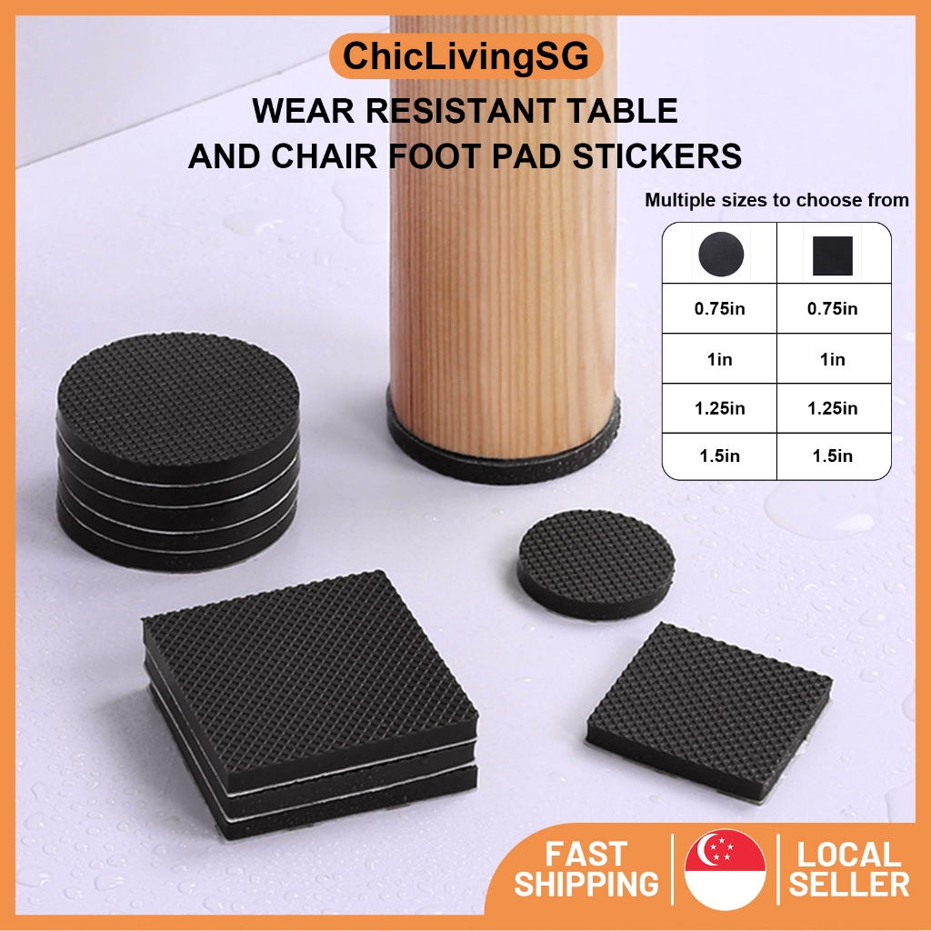 Chair Leg Pads Thickened Reduce Noise EVA Feet Protector Pads Non-slip ...