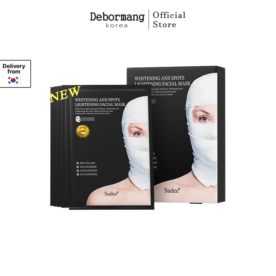 Sudee Whitening And Spots Lightening Facial Mask 5ea/box | Shopee Singapore
