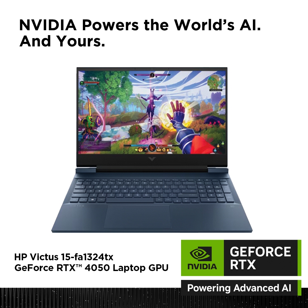 【Free MS Office】HP Victus Gaming 15-fa1324TX | NVIDIA® GeForce RTX™ 4050 | 15.6" FHD | i7-13700H ...