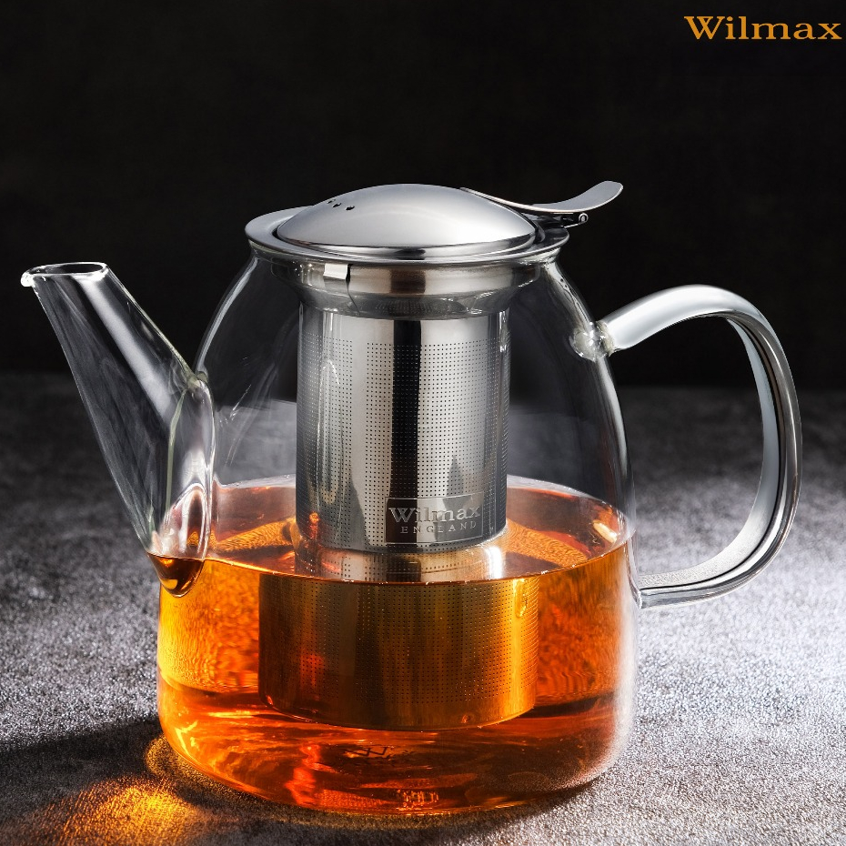 Wilmax England Thermo Glass Tea Pot 600 ML | Shopee Singapore