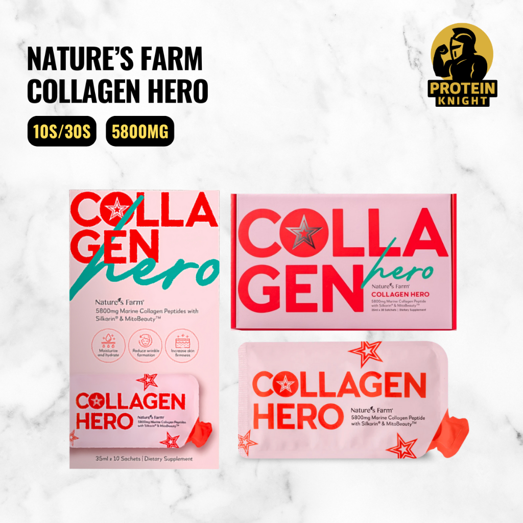 Nature’s Farm Collagen Hero 10s/30s – 5800mg Collagen, Skin Firmness ...
