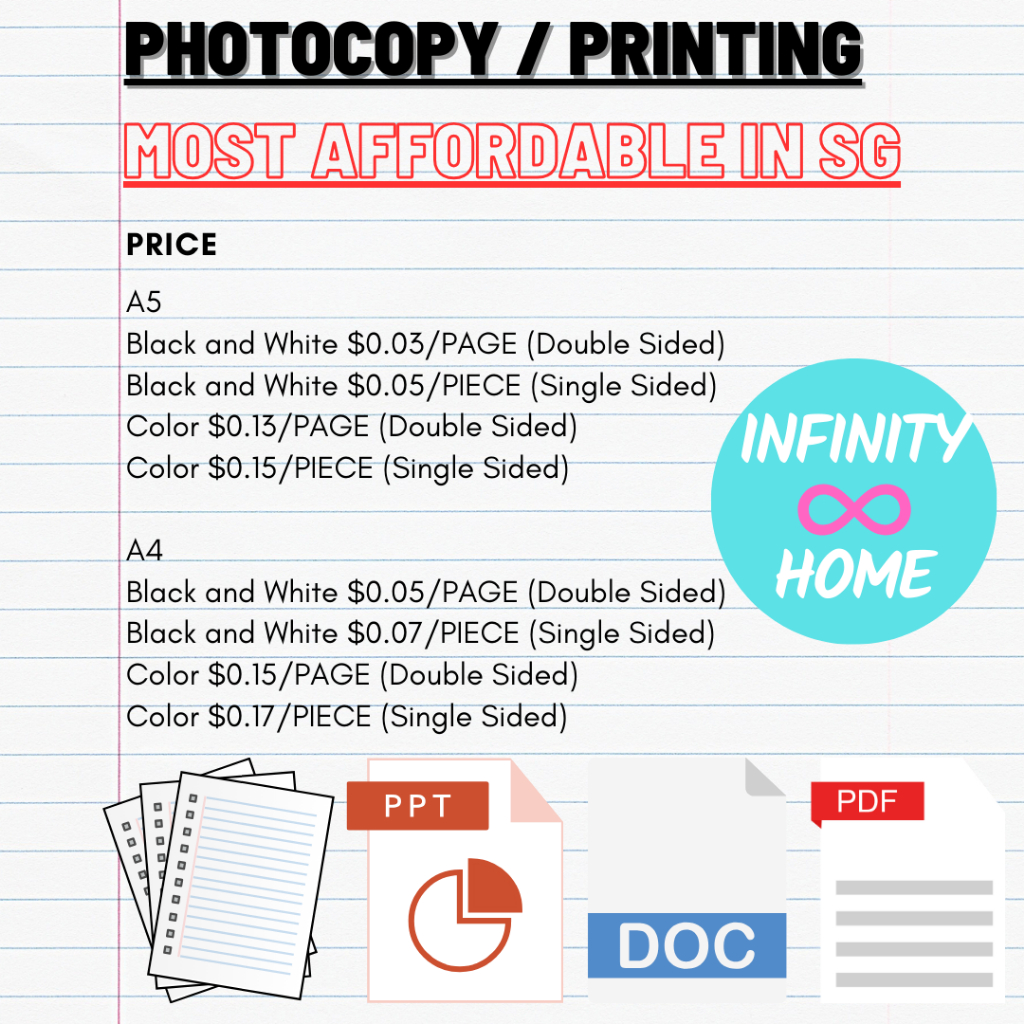 [CHEAPEST IN SG SAME DAY SHIP OUT] A4 PRINT PRINTING SERVICES - Mono ...