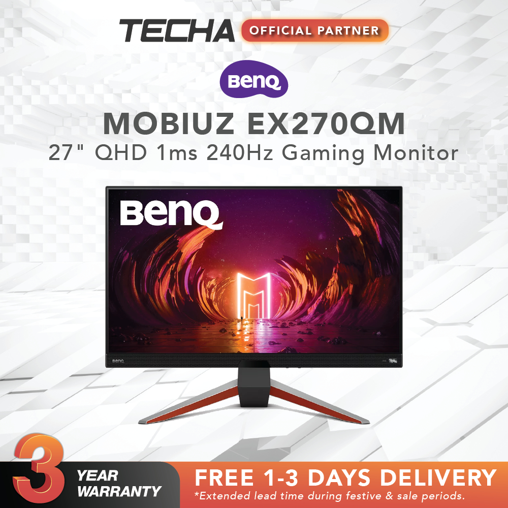 BenQ EX270QM | 27" QHD | 1ms | 240Hz | IPS Gaming Monitor | Shopee ...