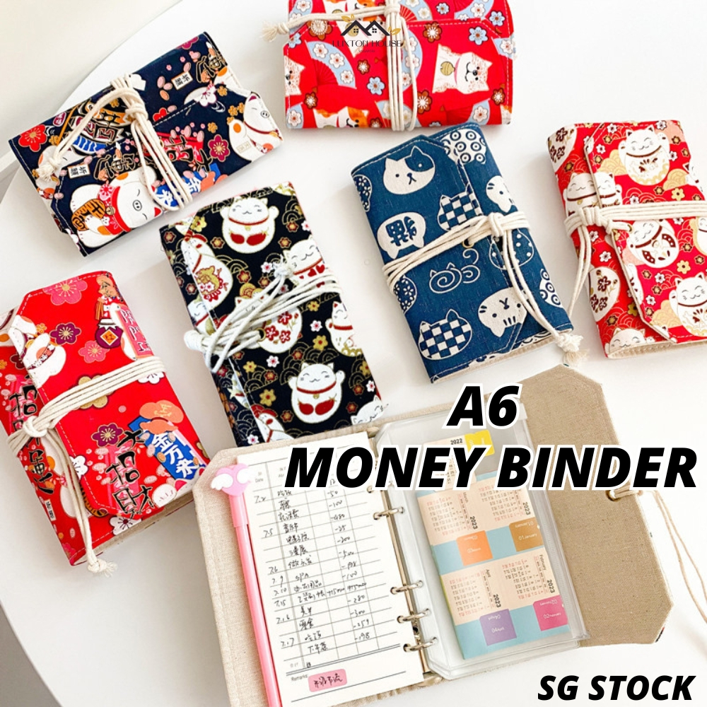 {SG} A6 Money Binder Cash Envelope with Zipper Envelopes Budget Binder ...