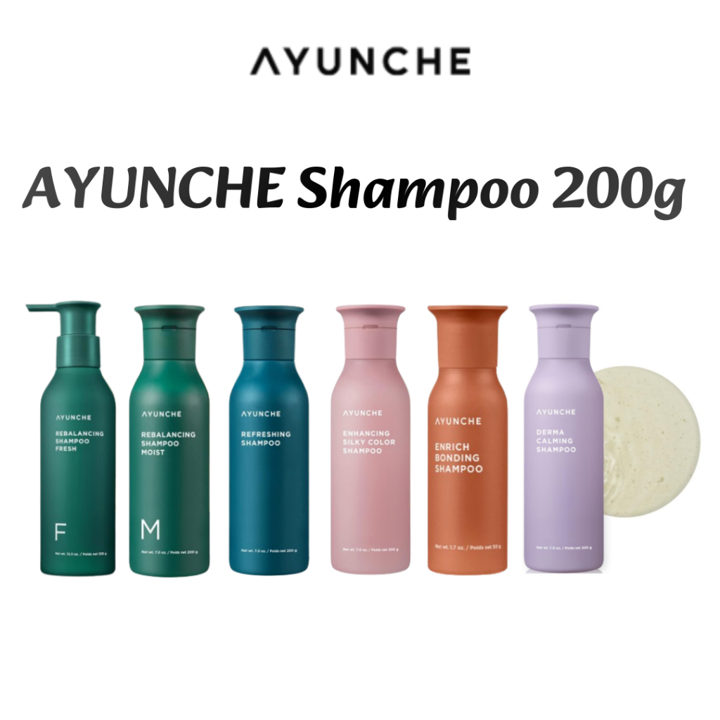 [AYUNCHE] Shampoo 200g Scalp Purifying & Cool Down | Clean Oily Scalp ...