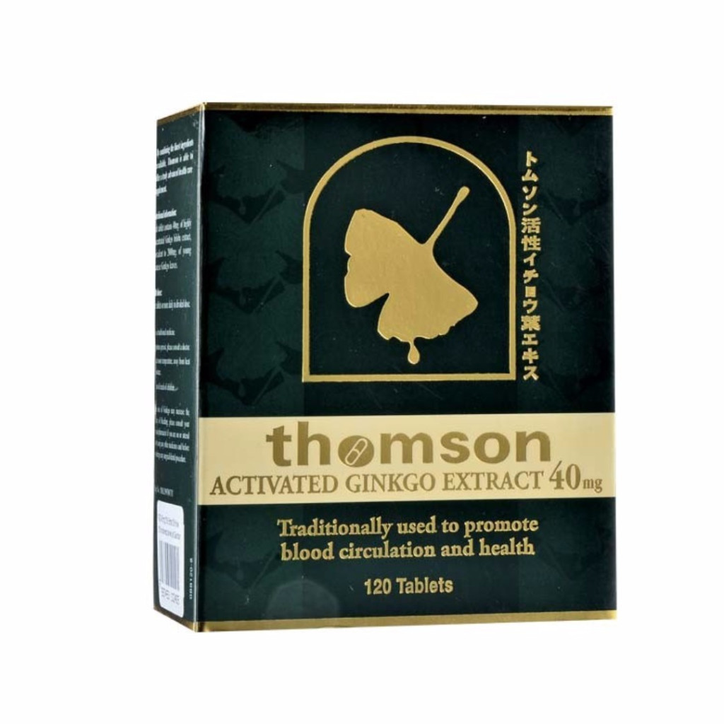 Thomson Activated Ginkgo Extract 40mg 120's | Shopee Singapore