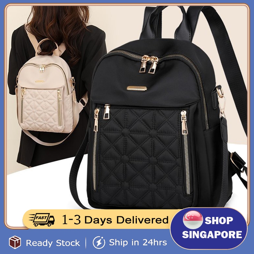 【SG Local】Backpack Woman Small Waterproof Travel Backpack Woman Korean ...