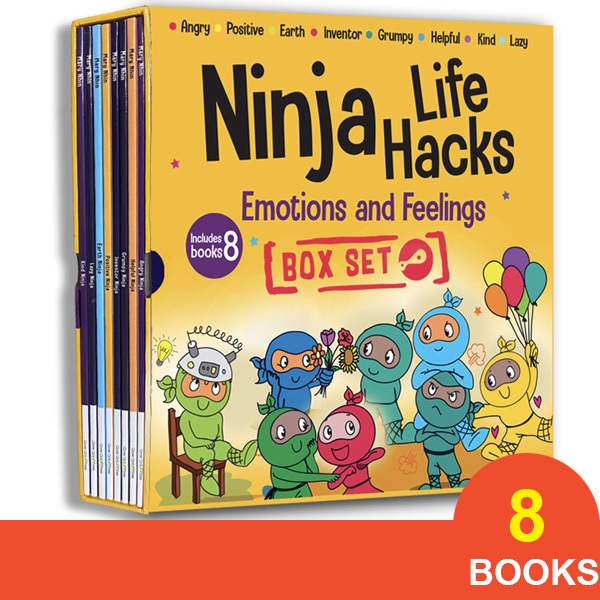 [SG Stock] Ninja Life Hacks Emotions and Feelings Box Set (8 Books ...