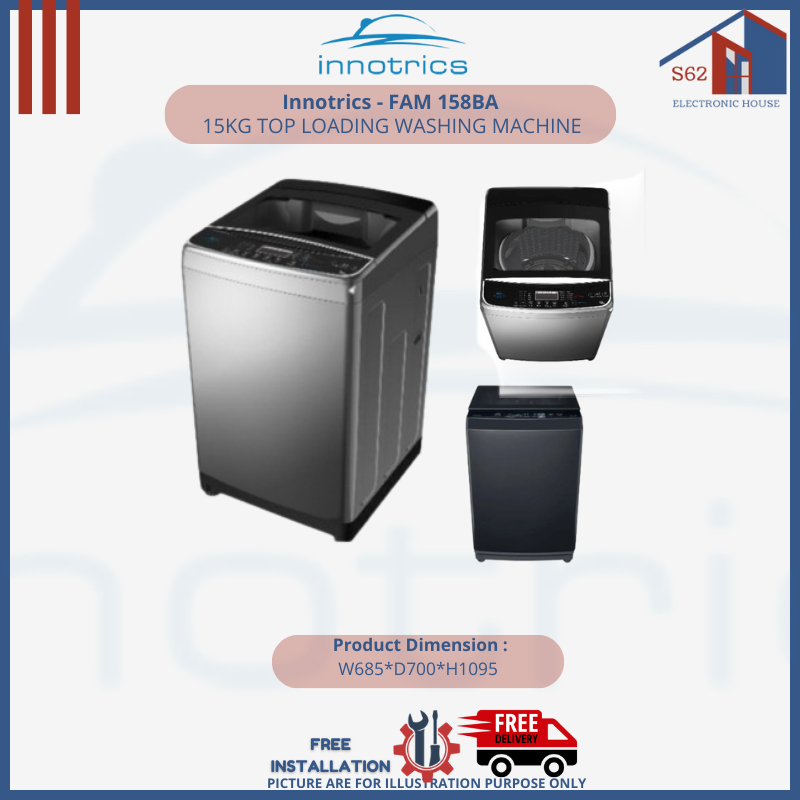 SG Brand - Innotrics 15Kg (FAM-158 BA) 15 KG TOP LOADING WASHING ...