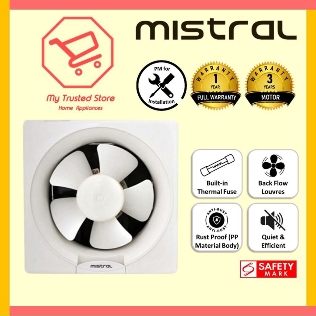 Mistral 10 Inch Exhaust Fan (MEF101) | Shopee Singapore