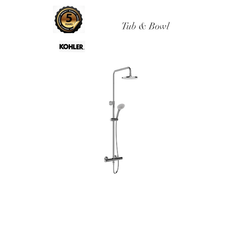 Kohler VITEO 2 Way Thermostatic Shower Column K-76623T-B9-CP (Chrome ...