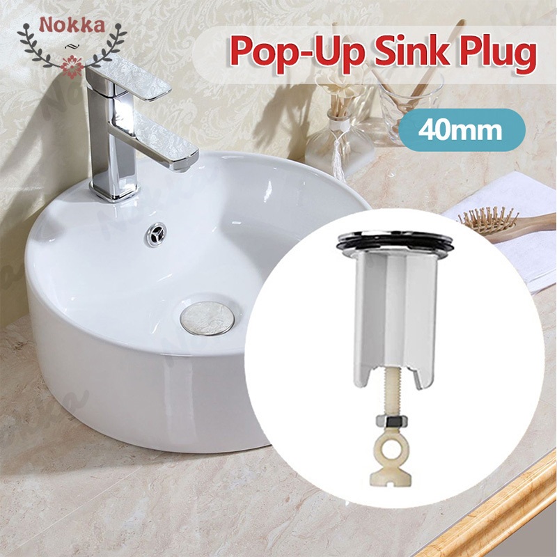 【SG】40mm Universal Pop-Up Sink Plug Stainless Steel Sink Plug ...