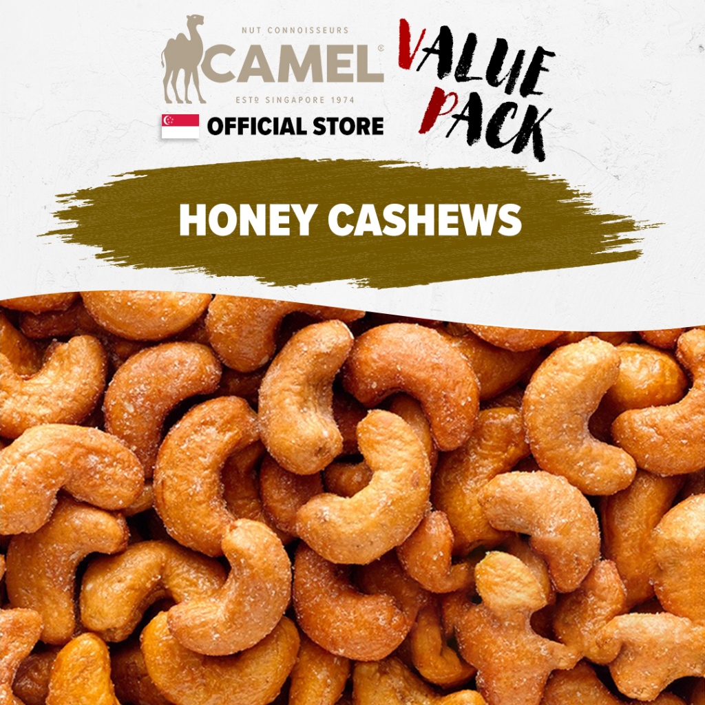 Camel Nuts Honey Cashews 1kg – Savoury & Crunchy Premium Halal Snack ...