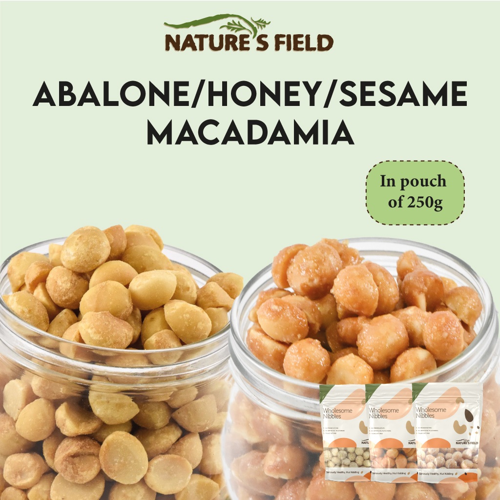 Abalone/Honey/Honey Sesame Macadamia Nuts 250g | Shopee Singapore
